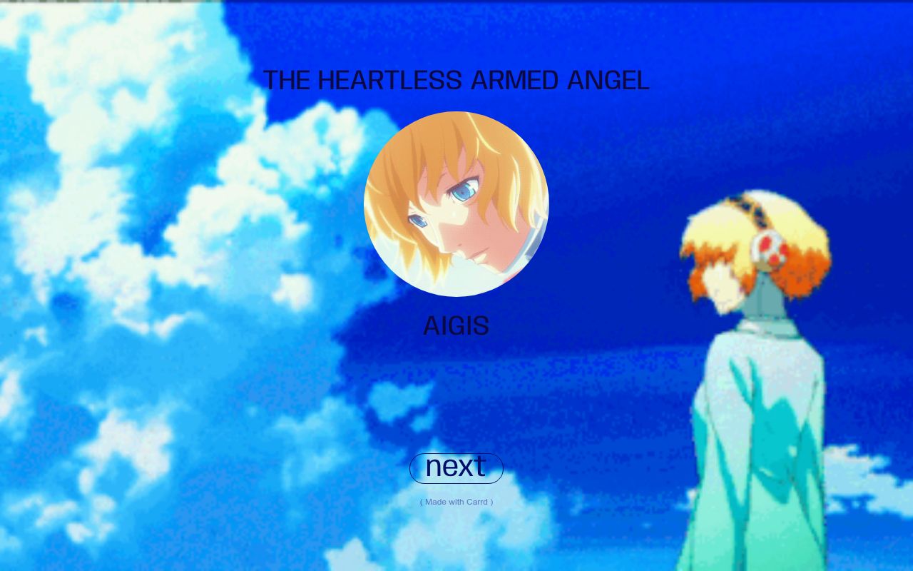 ANTI SHADOW WEAPON: AIGIS